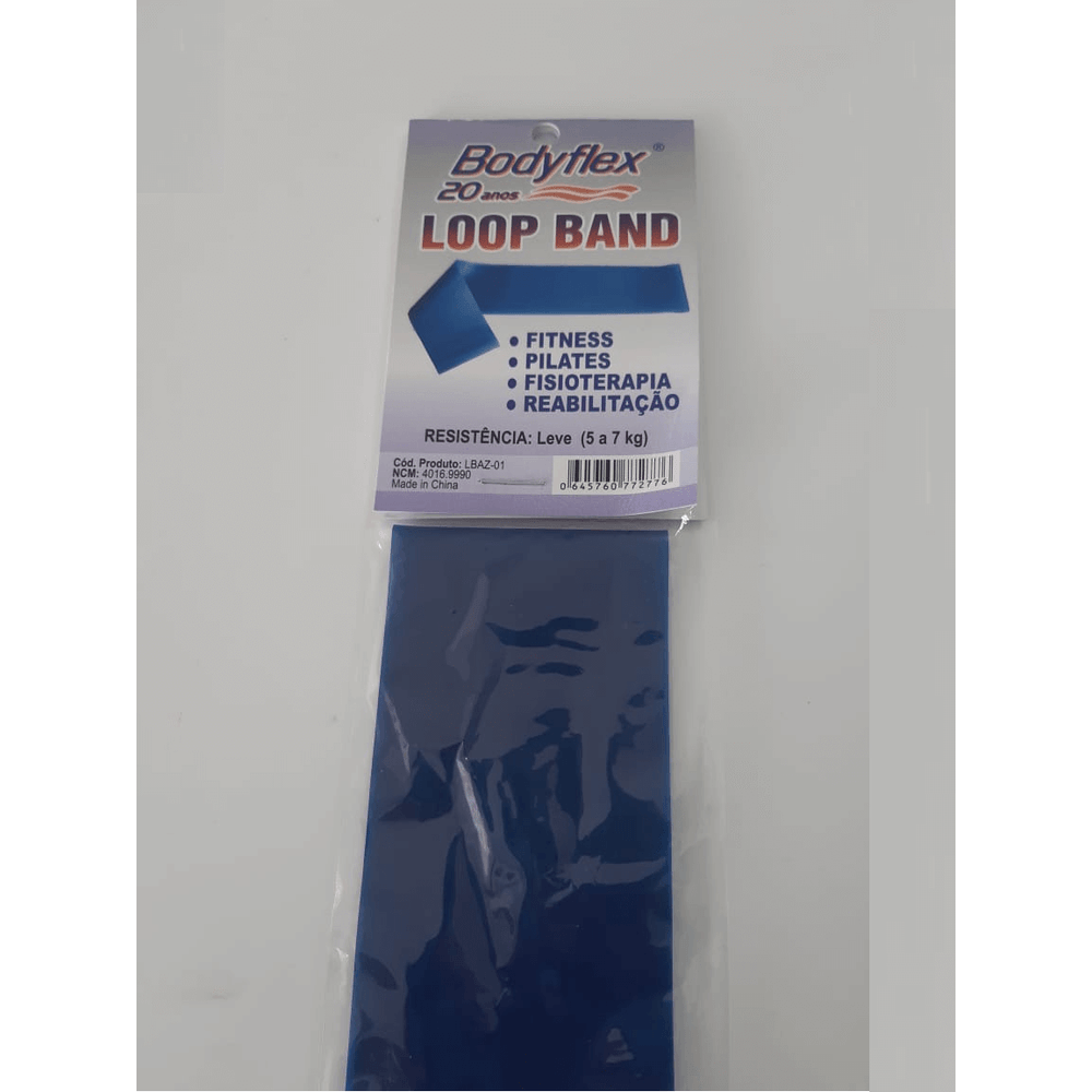Faixa Elástica Circular Loop Band - Leve - Azul - Bodyflex ...