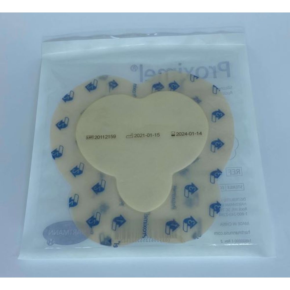 Curativo Sacral Proximel Silicone Dressing 17,8x17,3cm - Hartmann Caixa ...